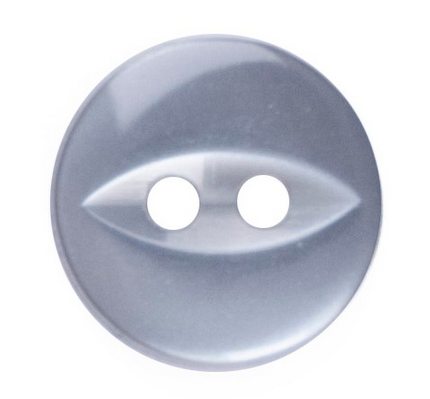 2 Hole Fish Eye Button - Grey – Mandors